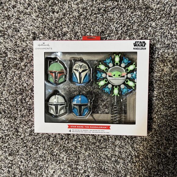 Hallmark | Holiday | Hallmark Star Wars The Mandalorian Mini Ornament ...